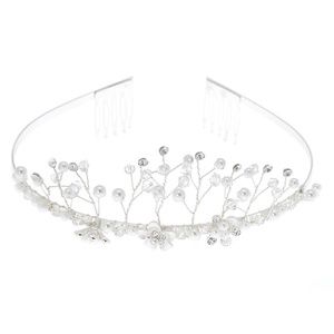 Icing | Accessories | New Silver Pearl Ice Princess Tiara Crown Nwt ...